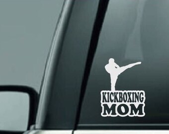 Kickboxing Car Decal - Etsy