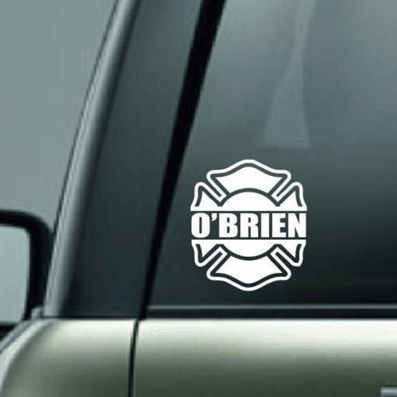 Custom Fireman Decal - Etsy