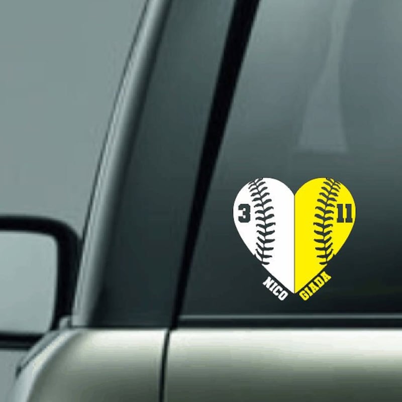 Softball Vinyl - Etsy