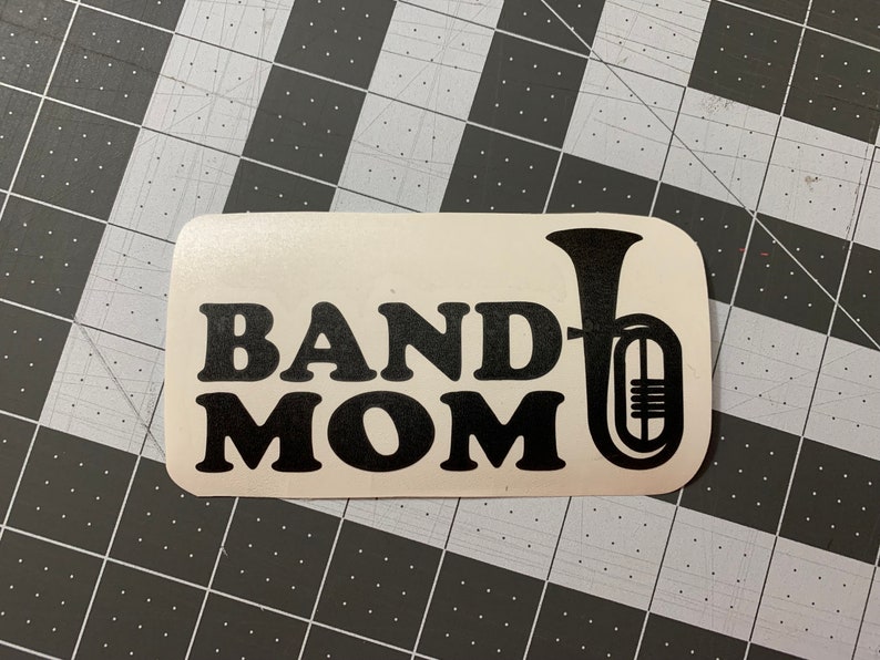 Band Mom Decal, High School Band Mom, Band Mom Car Decal, Band Car ...