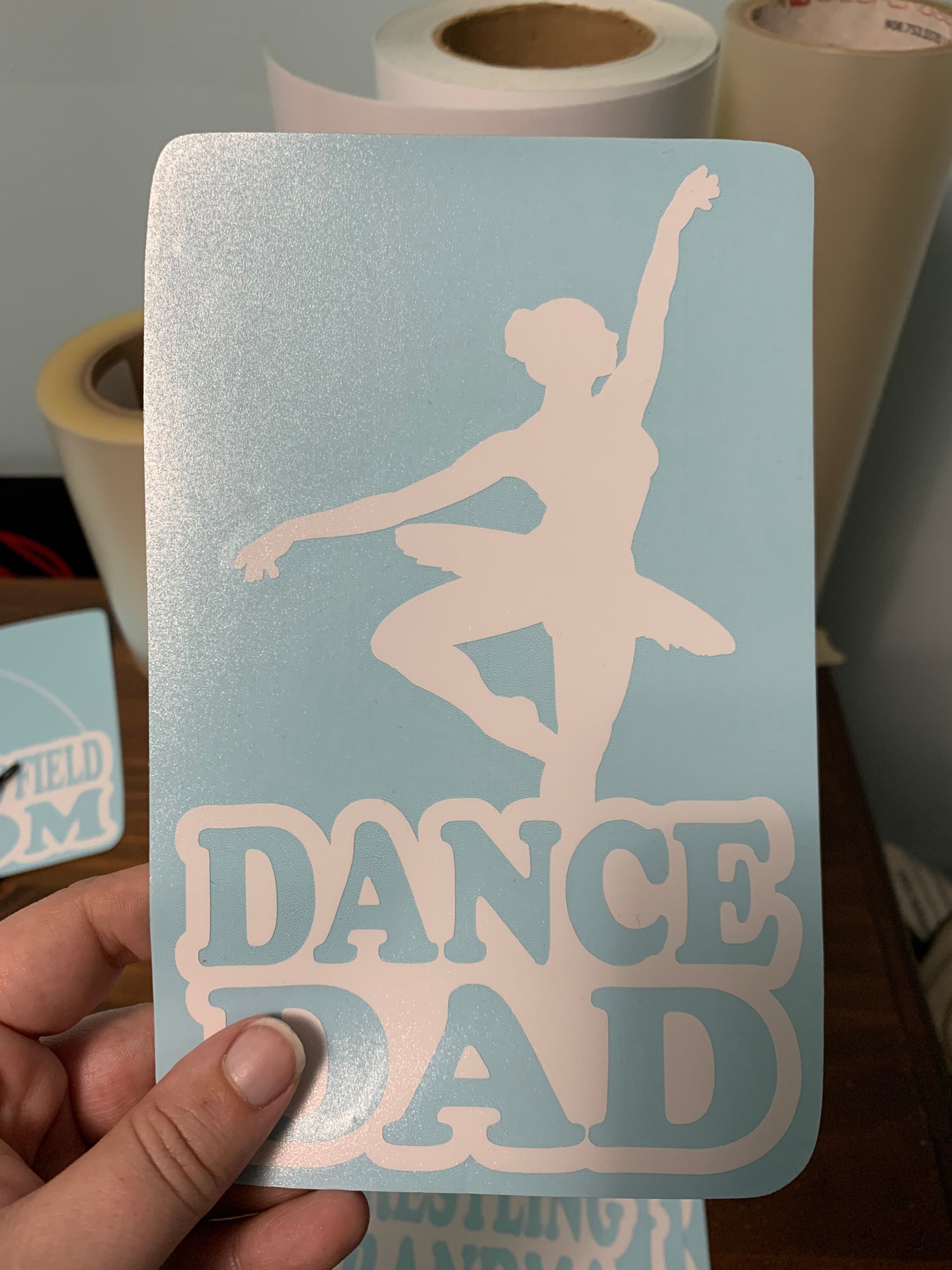 Dance Dad Dance Dad Car Decal Dance Dad Sticker Dance - Etsy