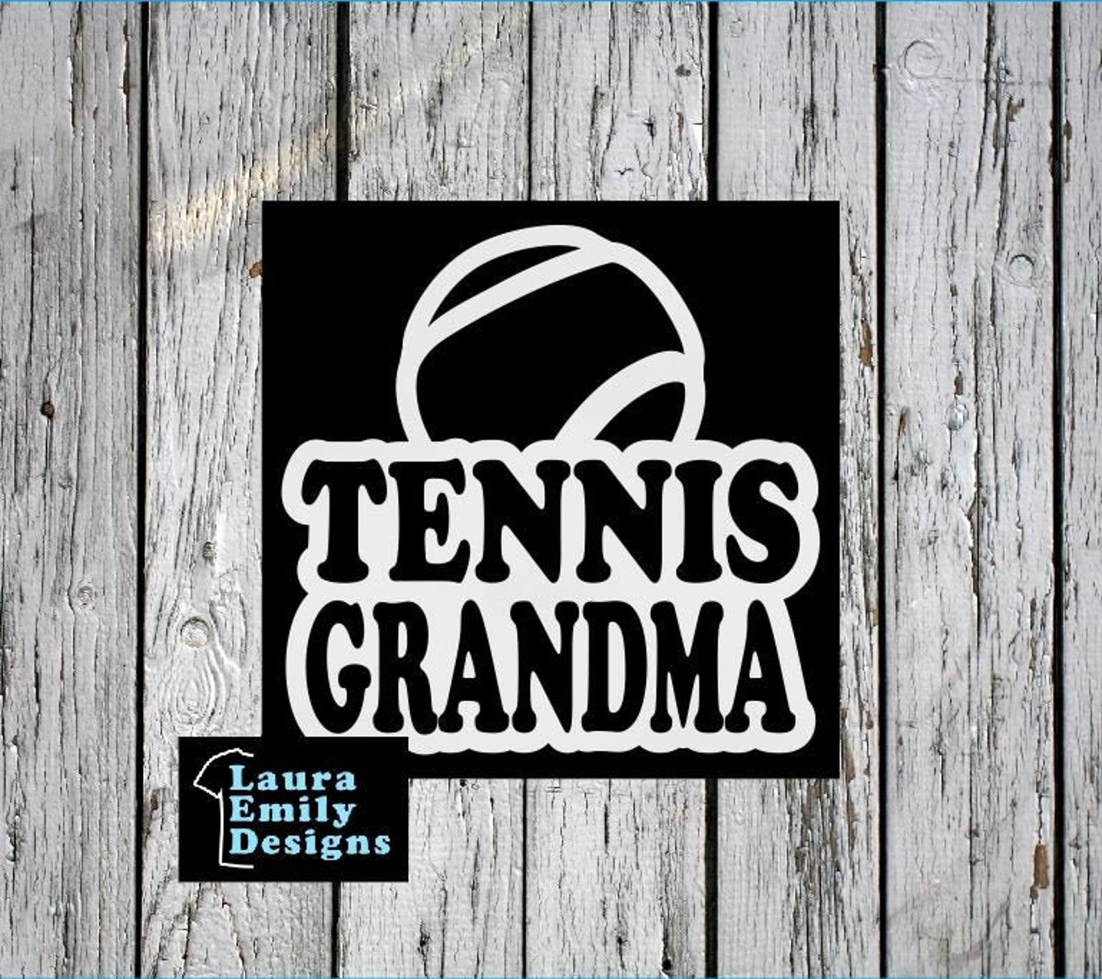 Tennis Grandma Tennis Grandma Car Decal Tennis Grandma - Etsy