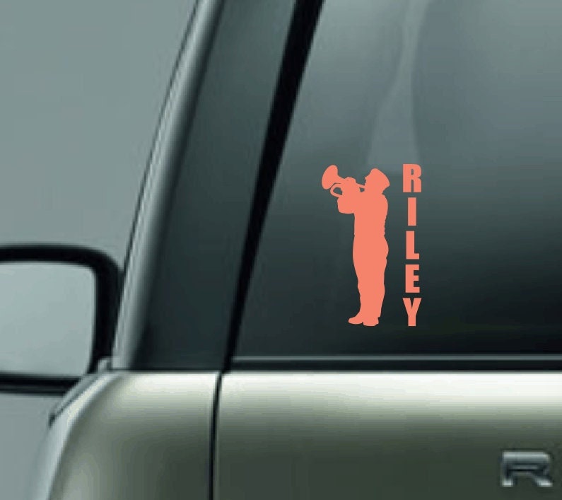 Personalized Band Vinyl Decal Personalized Name Band Sticker - Etsy
