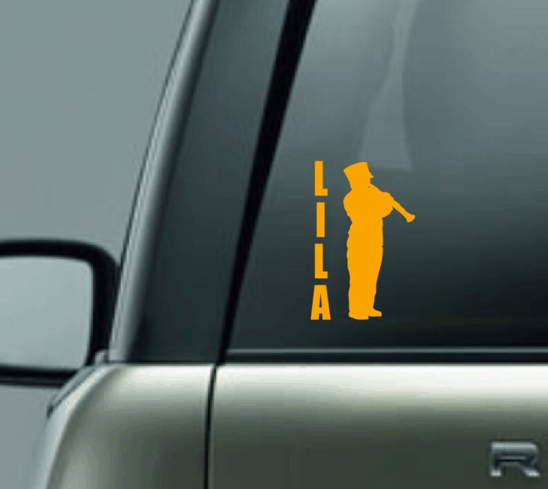 Personalized Band Vinyl Decal, Personalized Name Band Sticker, Custom ...