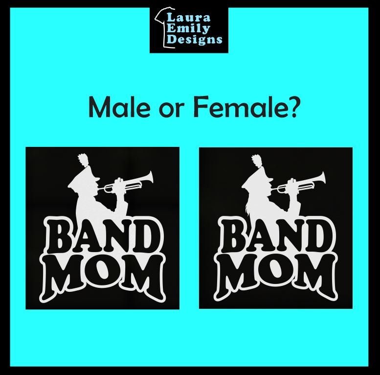 Band Mom Decal High School Band Mom Band Mom Car Decal Band - Etsy