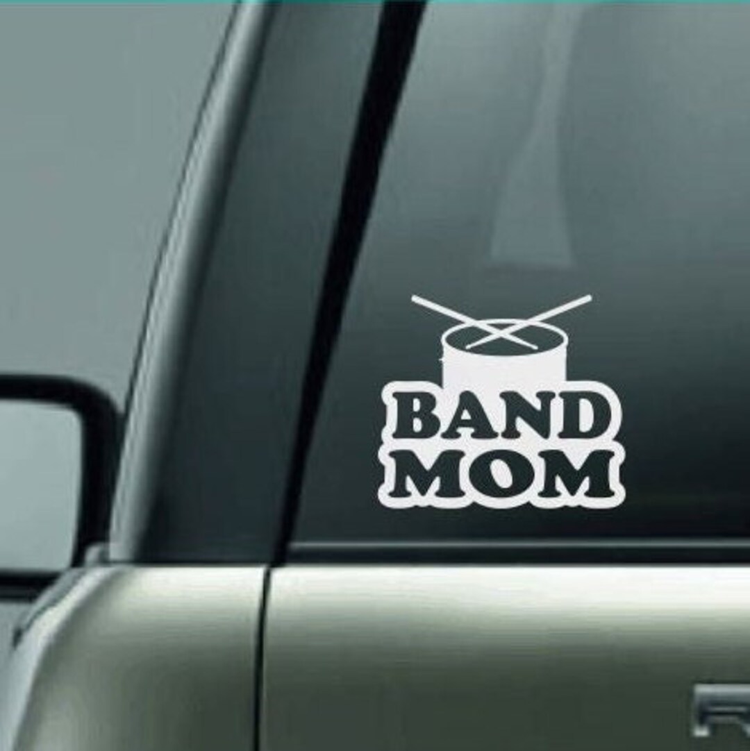 Band Mom Decal, High School Band Mom, Band Mom Car Decal, Band Car ...