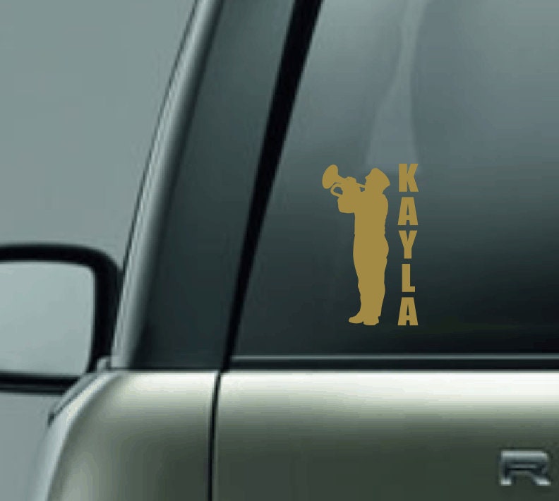 Personalized Band Vinyl Decal Personalized Name Band Sticker - Etsy