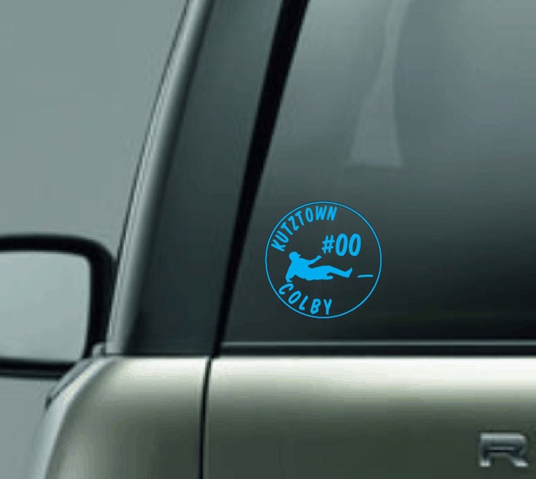 Personalized Baserunner Vinyl Decal, Baseball Slide Custom Car Decal ...