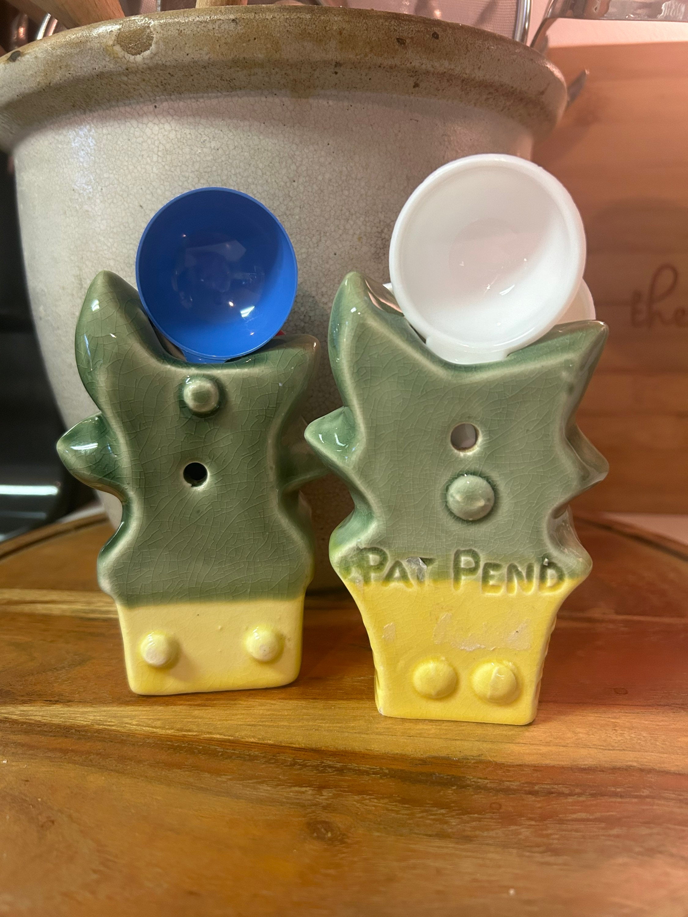 Vintage Ceramic Flower Measuring Spoon Holder - Etsy