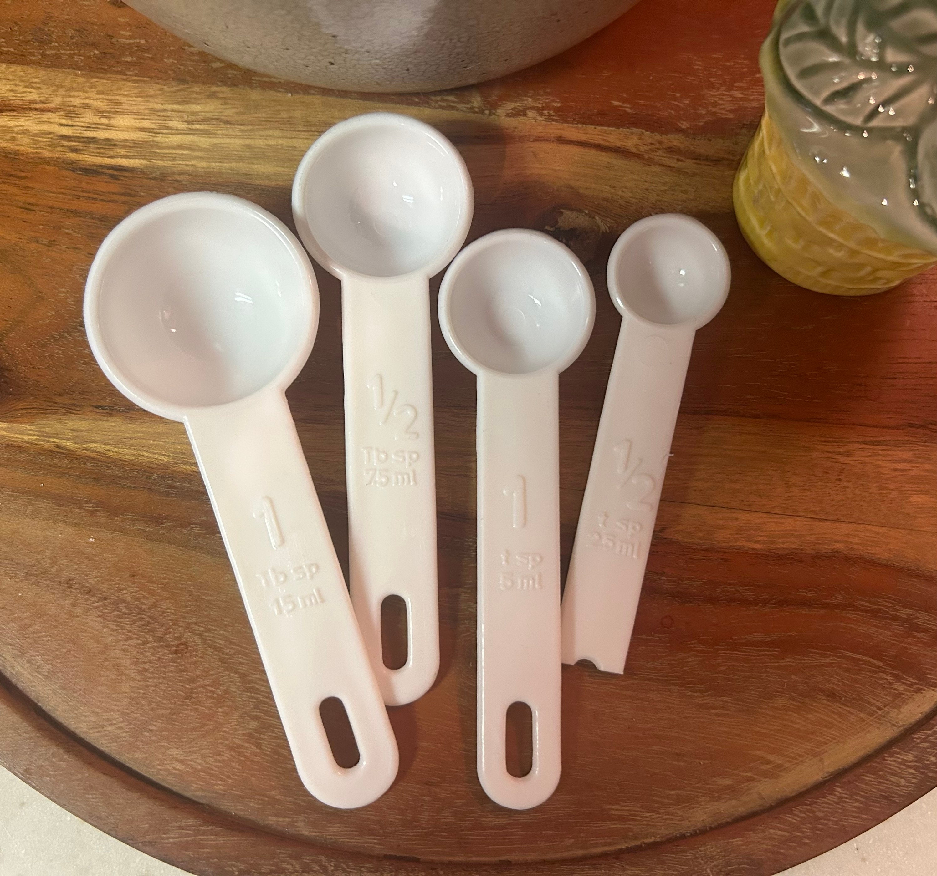 Vintage Ceramic Flower Measuring Spoon Holder - Etsy