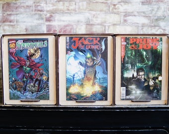 Wood Comic Crate - Etsy