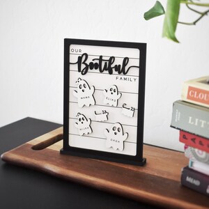 Our Bootiful Family Sign | Customized Family Ghost Sign | Halloween ...