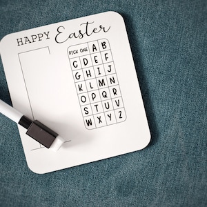 Dry Erase Board Games for Easter Baskets | Easter Basket Filler Games ...