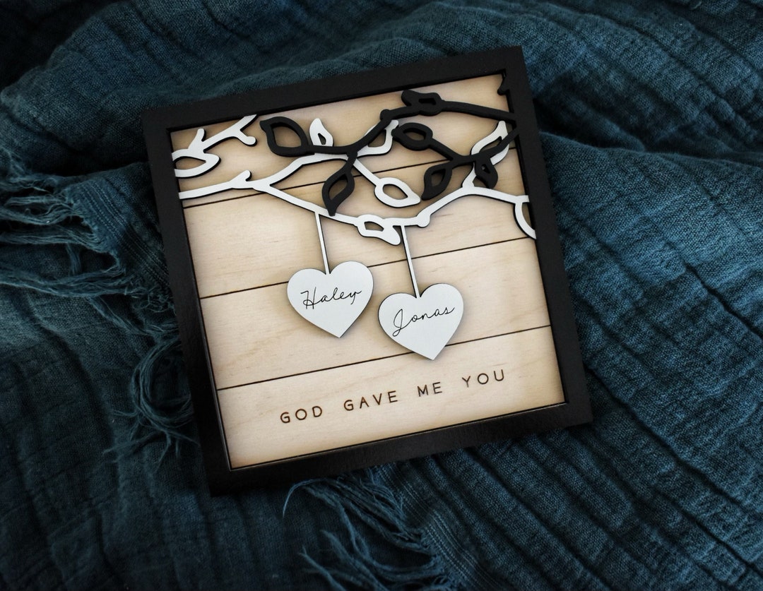 Custom Laser Engraved Valentines Day and Anniversary Sign Gift for ...