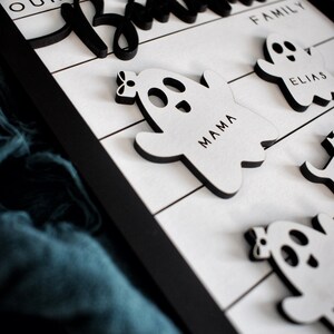 Our Bootiful Family Sign | Customized Family Ghost Sign | Halloween ...