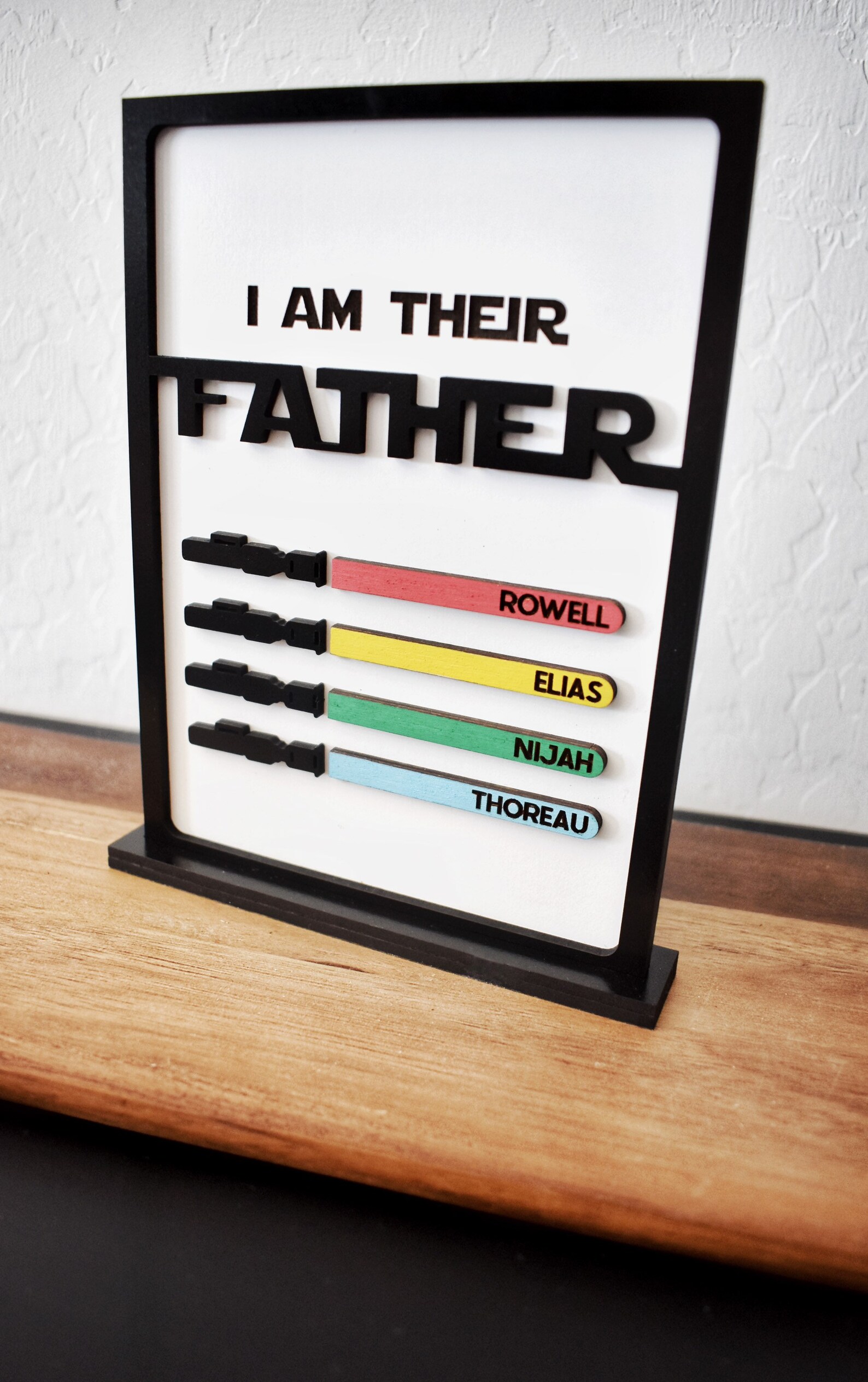 I Am Your Father Engraved Fathers Day Sign Fathers Day - Etsy