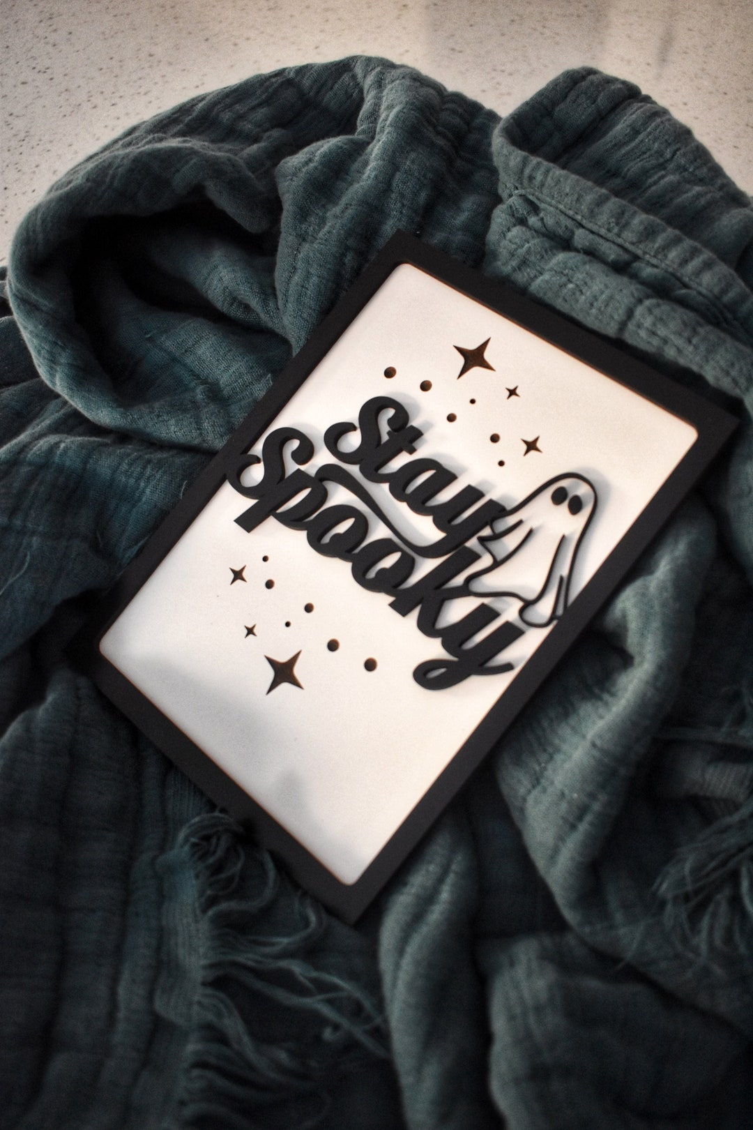 Stay Spooky Sign Halloween Decor Signs Spooky Shelf Sitters Trick or ...