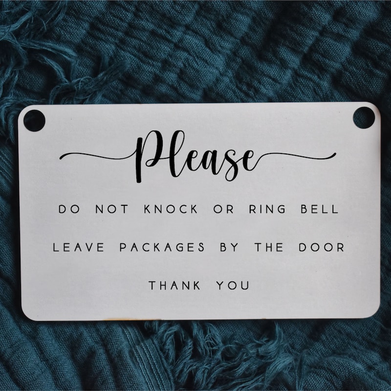 Do Not Leave Sign - Etsy