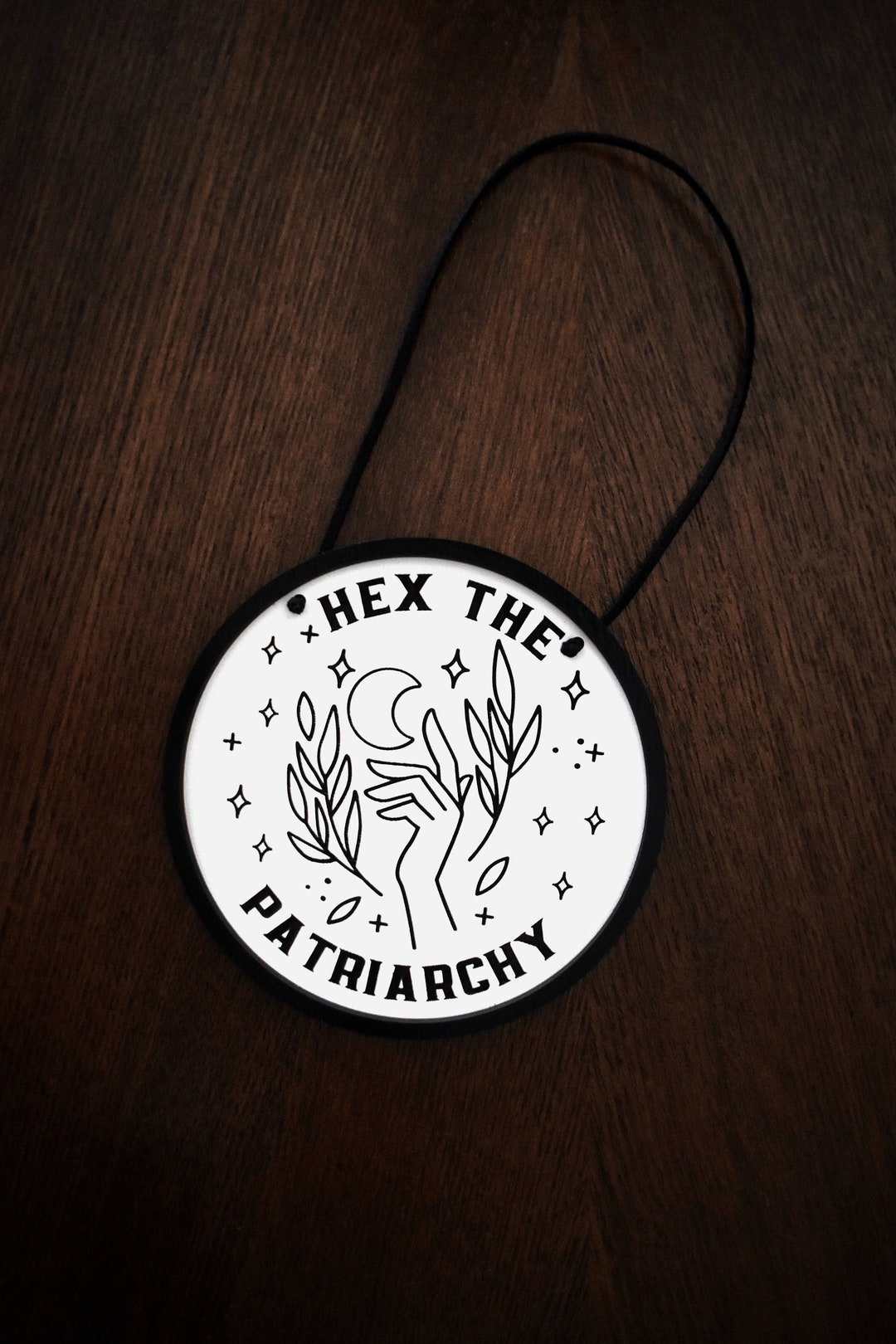 Hex the Patriarchy Sign | Witchy Decor | Door Sign | Fuck the ...