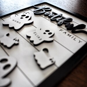 Our Bootiful Family Sign | Customized Family Ghost Sign | Halloween ...