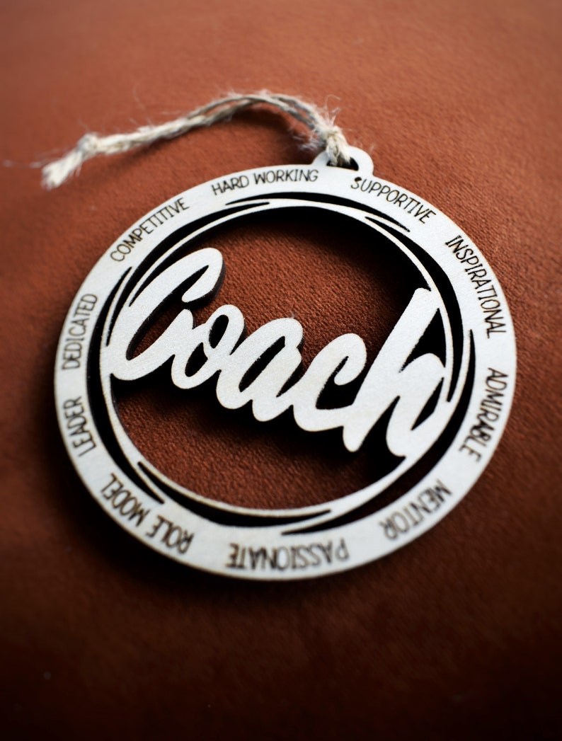 Coach Appreciation Ornament Coach Ornament 2021 Coach | Etsy