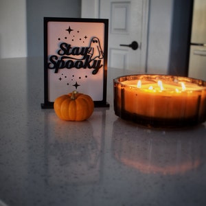 Stay Spooky Sign Halloween Decor Signs Spooky Shelf Sitters Trick or ...
