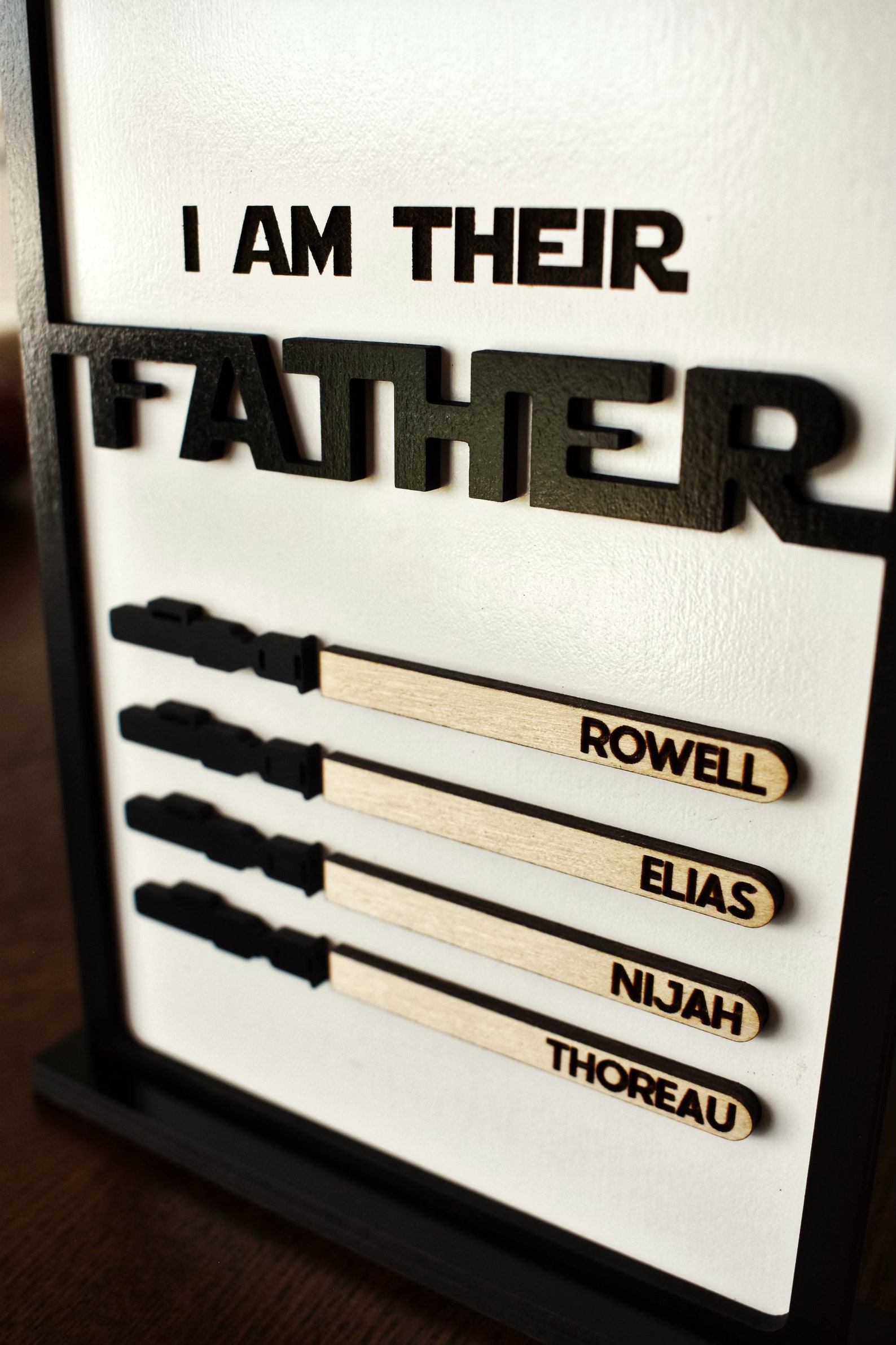 I Am Your Father Engraved Fathers Day Sign Fathers Day - Etsy