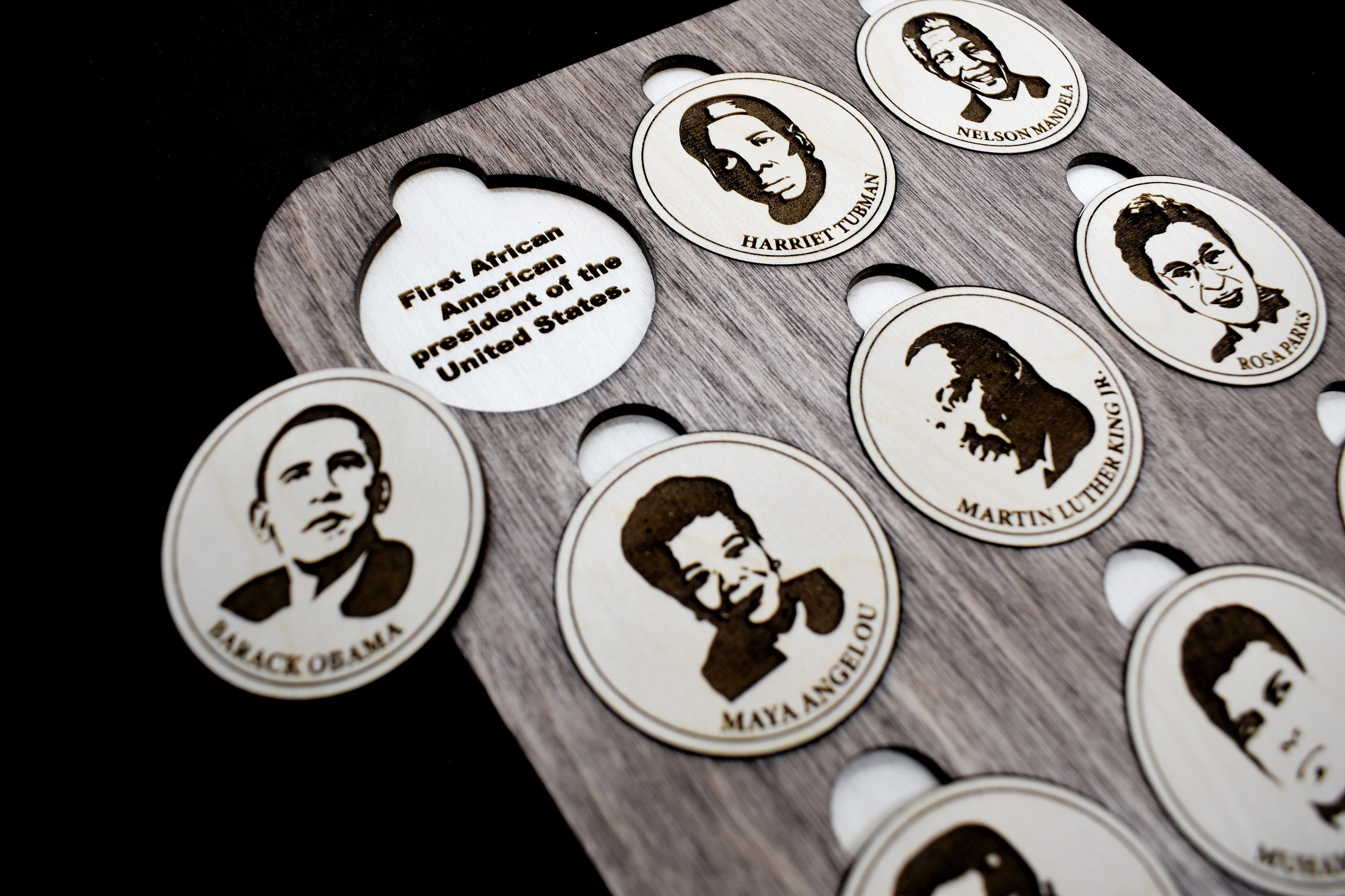 Black Historical Figures Matching Game Black History Month | Etsy