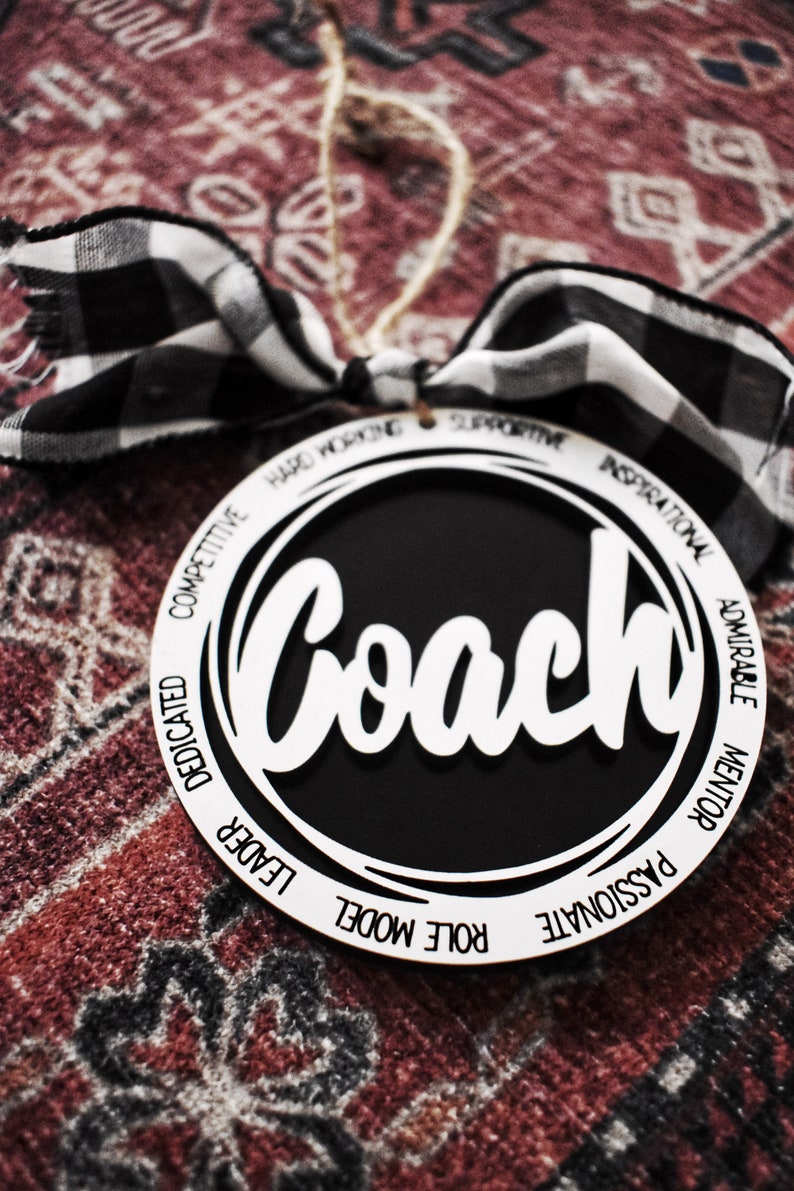 Coach Appreciation Ornament Coach Ornament 2022 Coach - Etsy