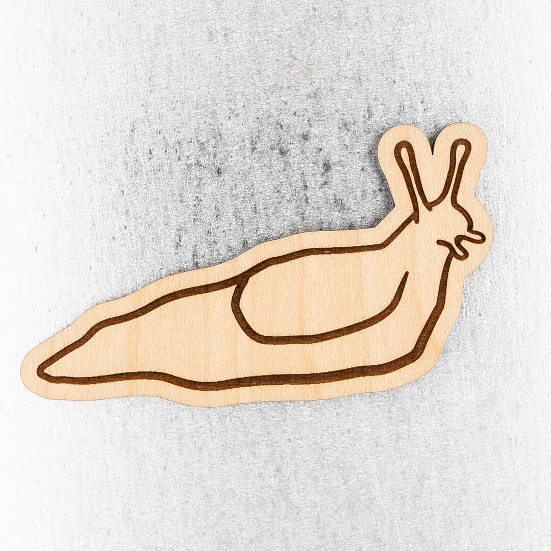 Banana Slug Magnet - Wood Fridge Magnet, UCSC, Santa Cruz, Wood Slug - Etsy
