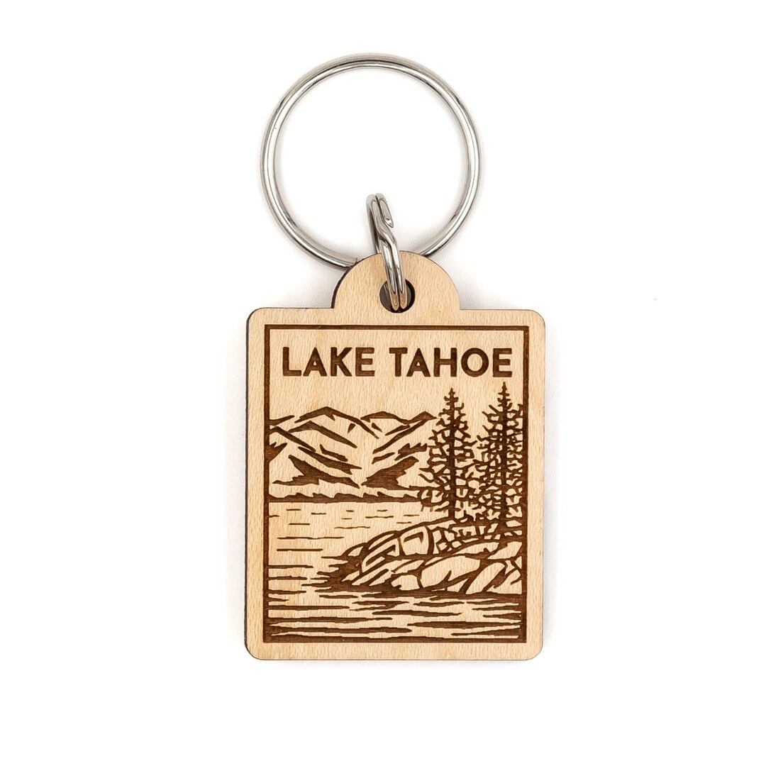 Lake Tahoe Keychain - Etsy