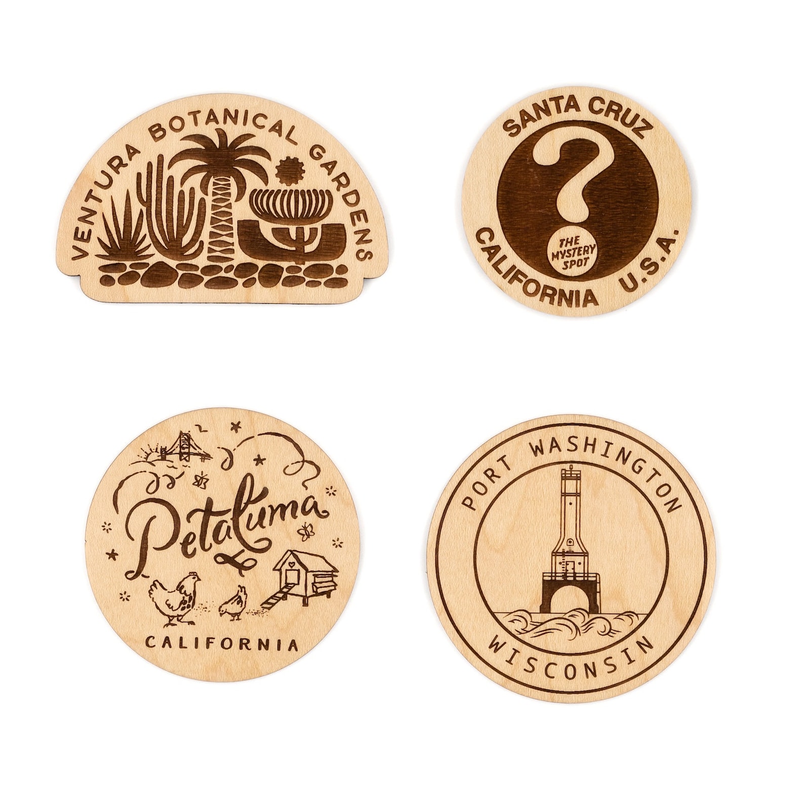 Custom Wood Magnets High Quailty & Fine Detail Wholesale Prices for ...