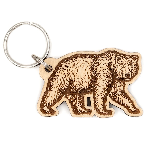 Bear Keychain - Etsy