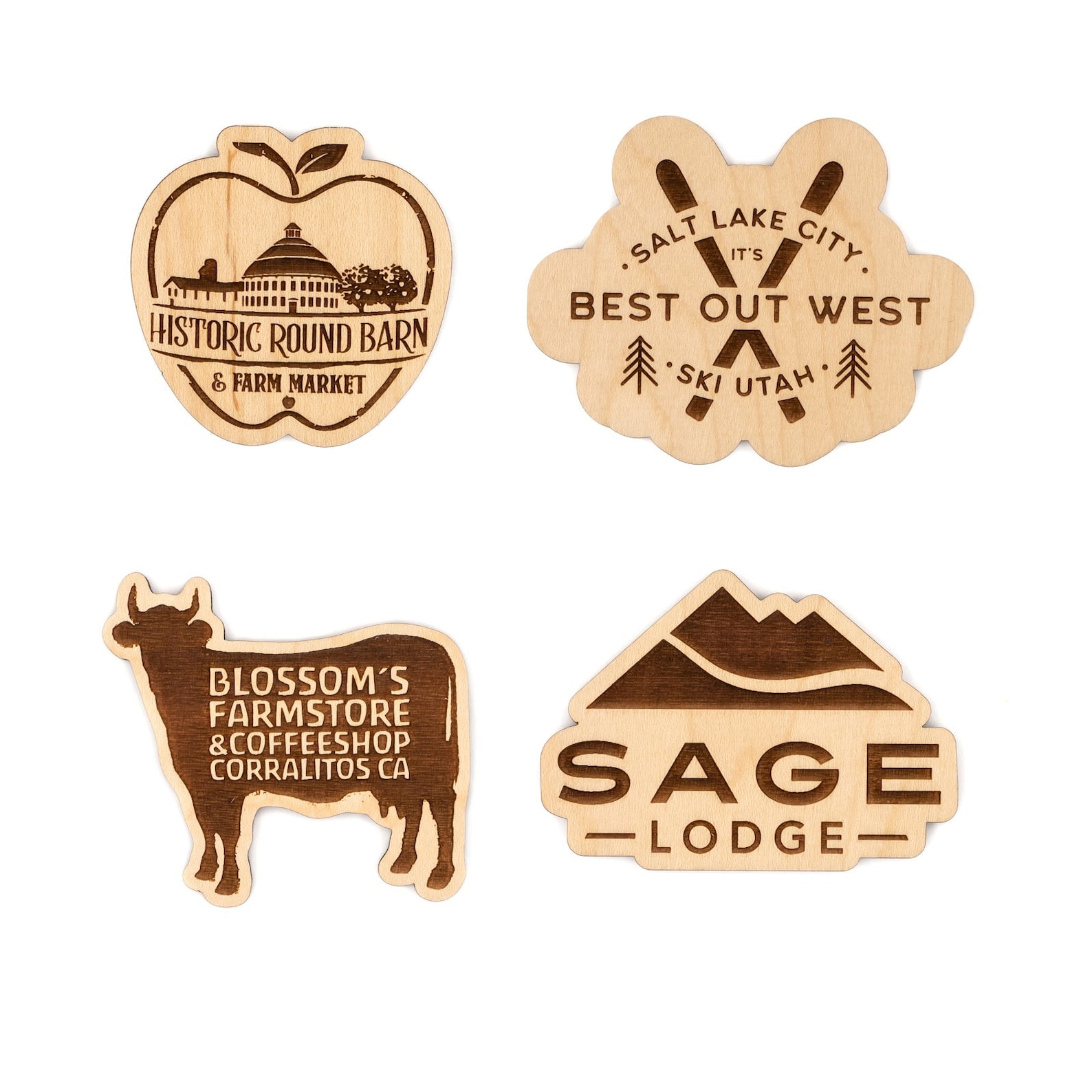 Custom Wood Magnets High Quailty & Fine Detail Wholesale Prices for ...