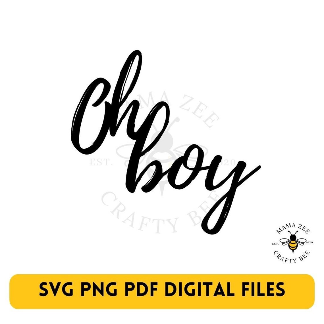 Oh Boy SVG Oh Boy Sign Baby Shower SVG Cake Topper SVG - Etsy Canada