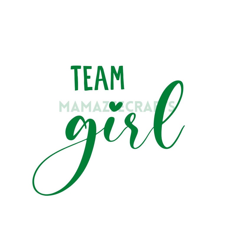 Team Girl SVG Team Boy SVG Gender Reveal SVG Baby Shower - Etsy