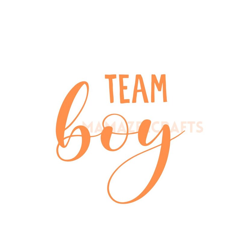 Team Girl SVG Team Boy SVG Gender Reveal SVG Baby Shower - Etsy