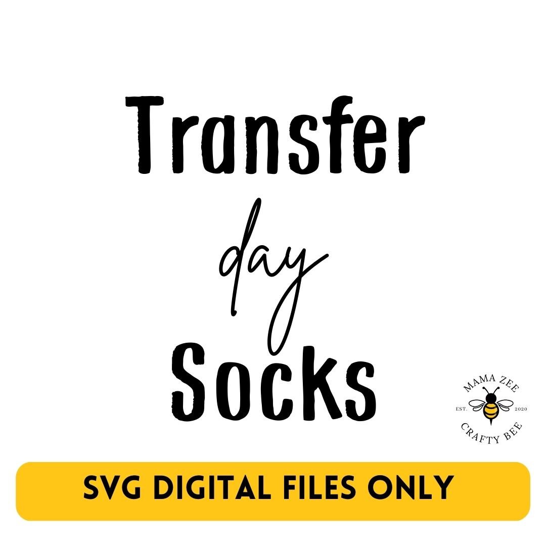 IVF Socks SVG, IVF Gifts for Her, Transfer Day Svg, Mommy to Be Gift ...