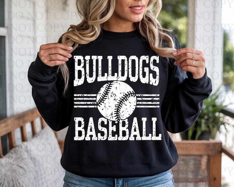 Bulldogs Baseball DIGITAL DOWNLOAD - Etsy