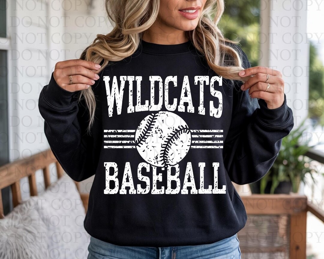 Wildcats Baseball DIGITAL DOWNLOAD - Etsy