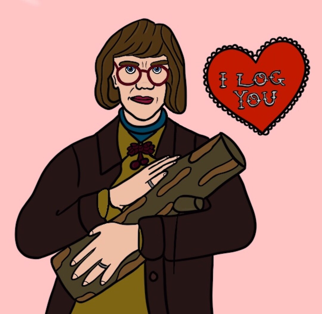 Twin Peaks Log Lady "i Log You" Downloadable Art - Etsy