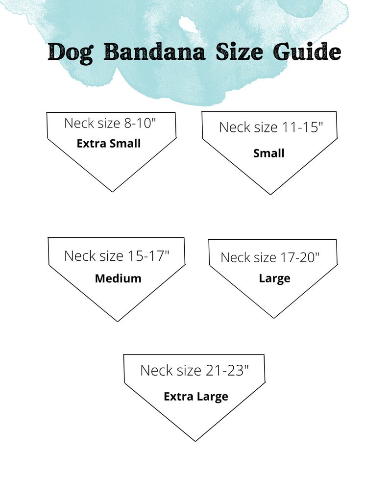 Dog Bandana Elastic Scrunchie PDF Pattern/tutorial - Instant Download ...