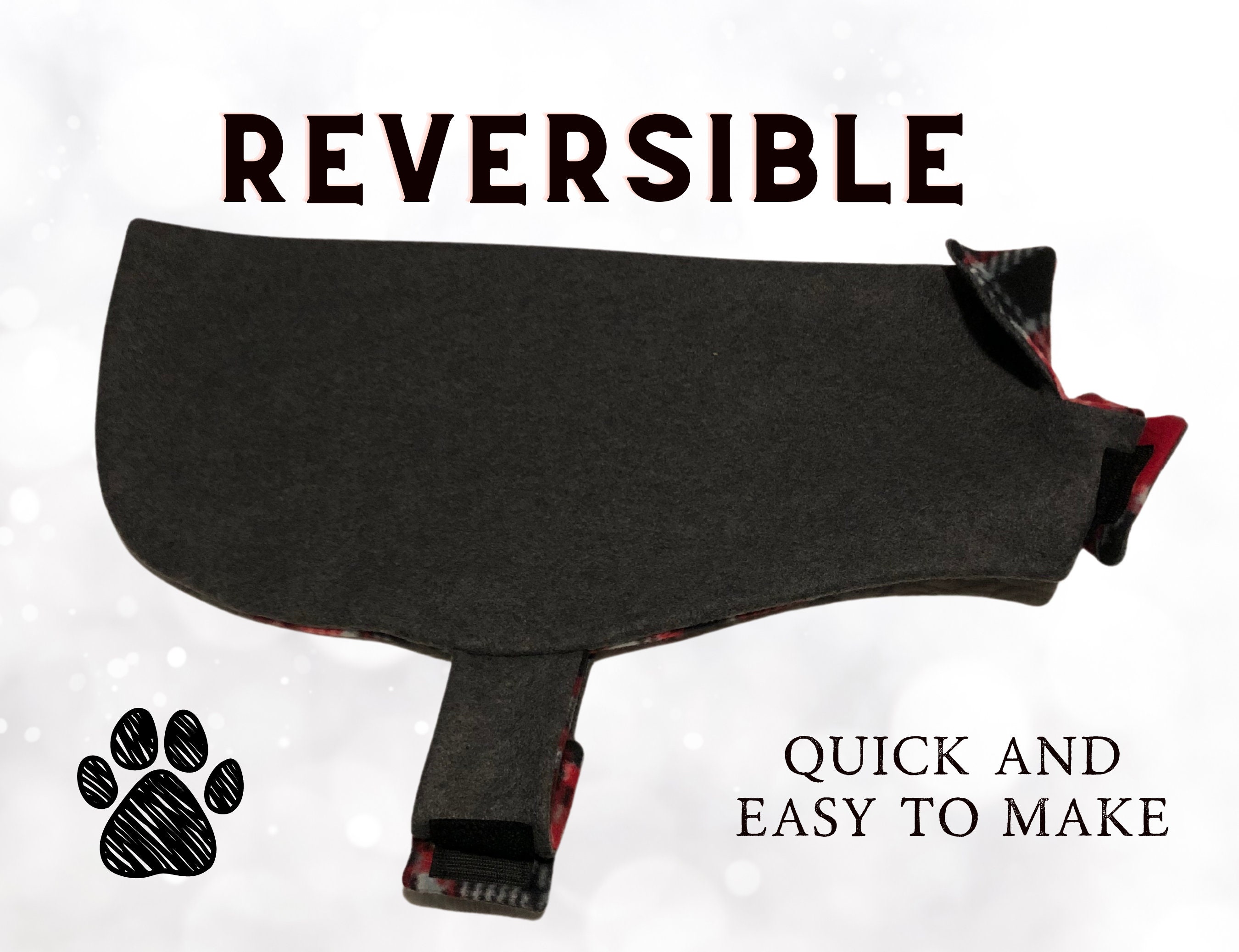 Medium Dog Coat PDF Pattern/tutorial - DIY Dog Jacket - Medium ...