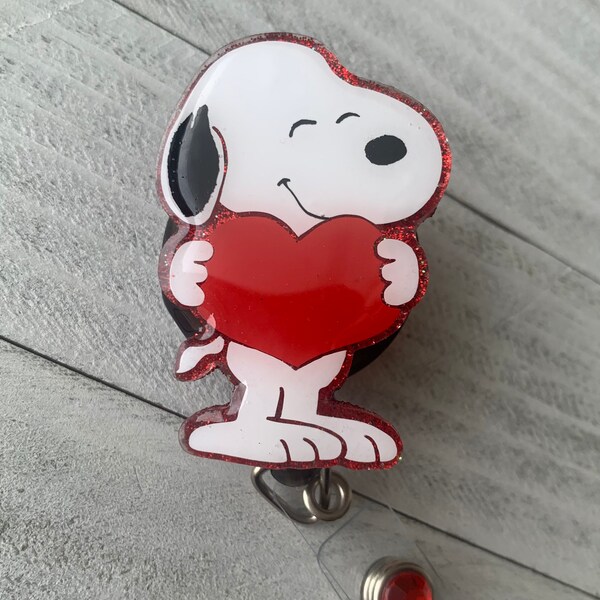 Snoopy Badge Reel - Etsy