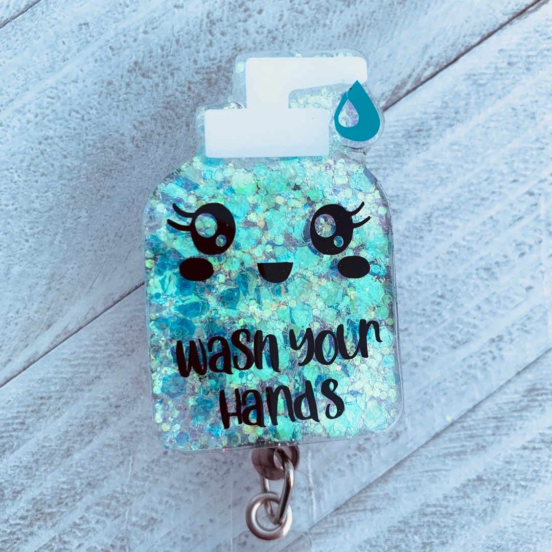 Hand Hygiene wash Your Hands Badge Reel, Fridge Magnet, or Pin...you ...