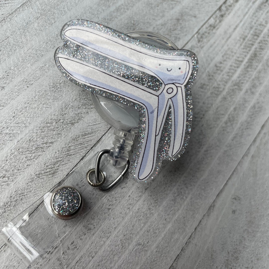 Happy Speculum Badge Reel ~ Great Ob/gyn Doctor/nurse/midwife/student ...