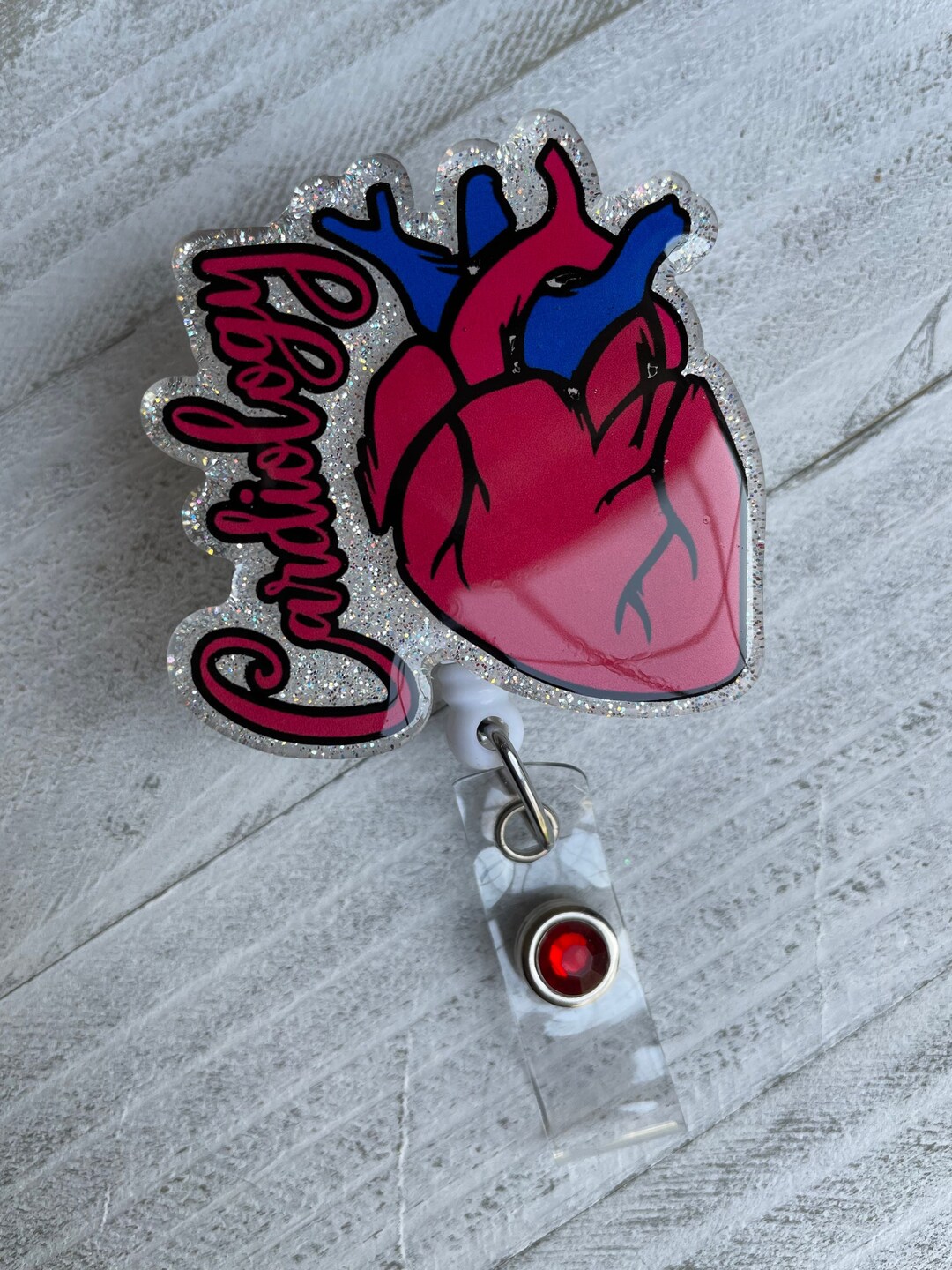 Cardiology Heart Badge Reel ~ Echocardiogram ~ Ultrasound - Etsy