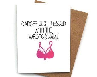 Greeting Card CANCER SUCCS Illness Beat This Remission | Etsy