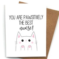 Nurse Appreciation Card - Printable Thank You Note - Digital Download ...