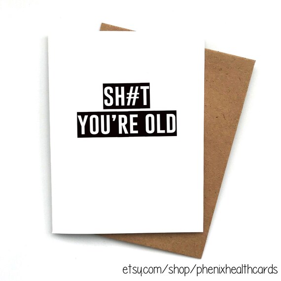 Greeting Card Funny Naughty Adult Birthday Card Sht | Etsy